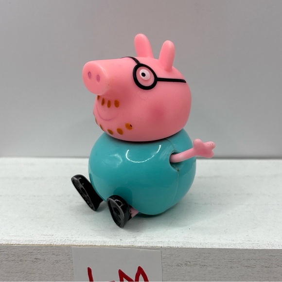 Toys | Peppa Pig Daddy Replacement Cartoon Figure 3 203 | Poshmark